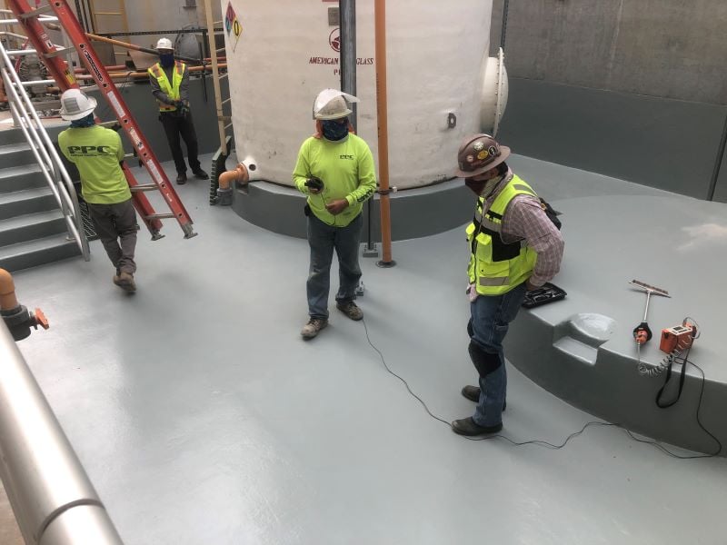 Pyramid peak wtp secondary containment