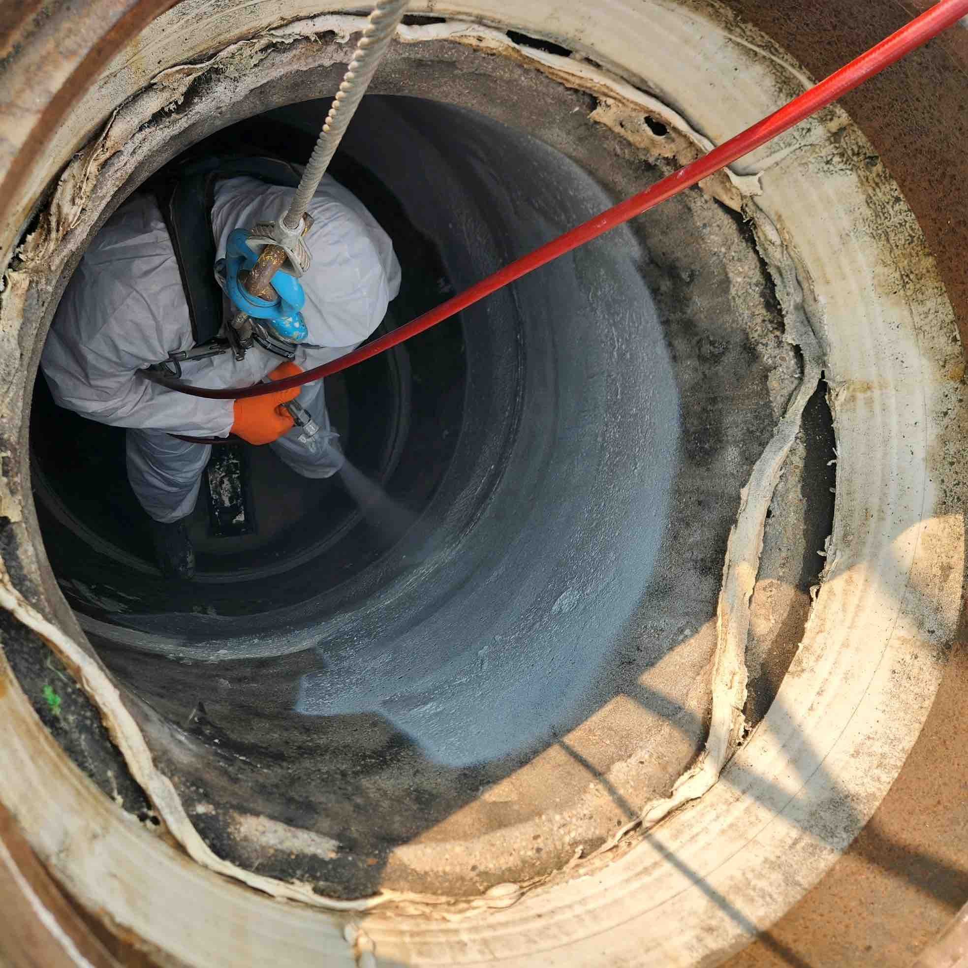 Structural Epoxy Manhole Restoration