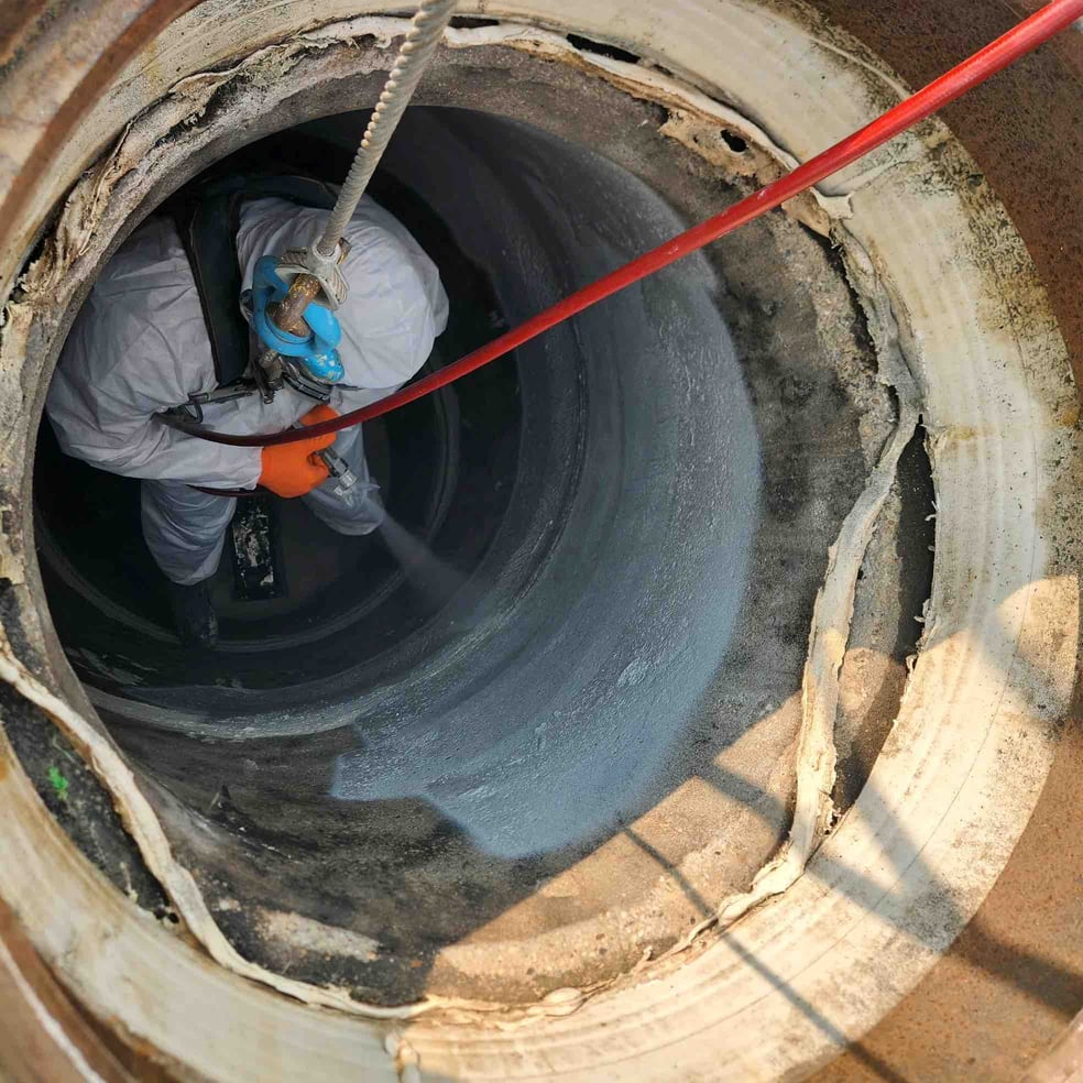 Structural Epoxy Manhole Restoration